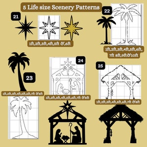 Build a Custom Life Size Diy 1ft to 8ft Nativity Scene Display ...