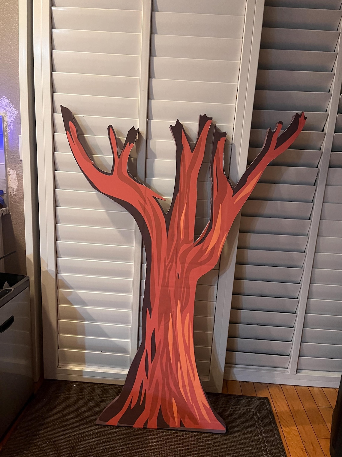 Colored Balloon Tree Trunk Cut Out 3ft 4ft 5ft 6ft PDF Template ...