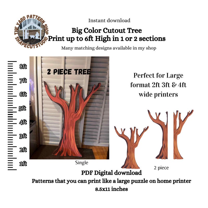 Pine Tree Cut Outs Paper - Etsy