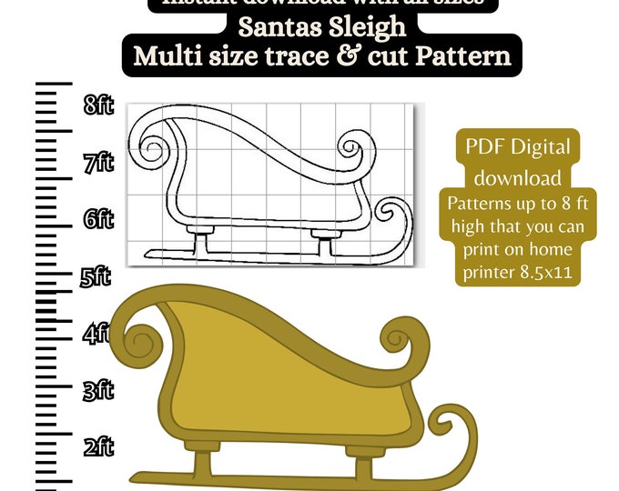 Yard Art Pattern Bundle,reindeer,tree, Moose Bundle PDF Template ...