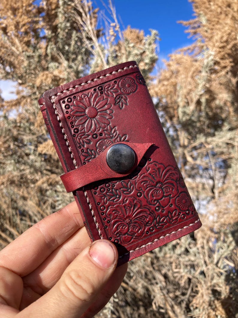 Floral Trifold Wallet - Etsy