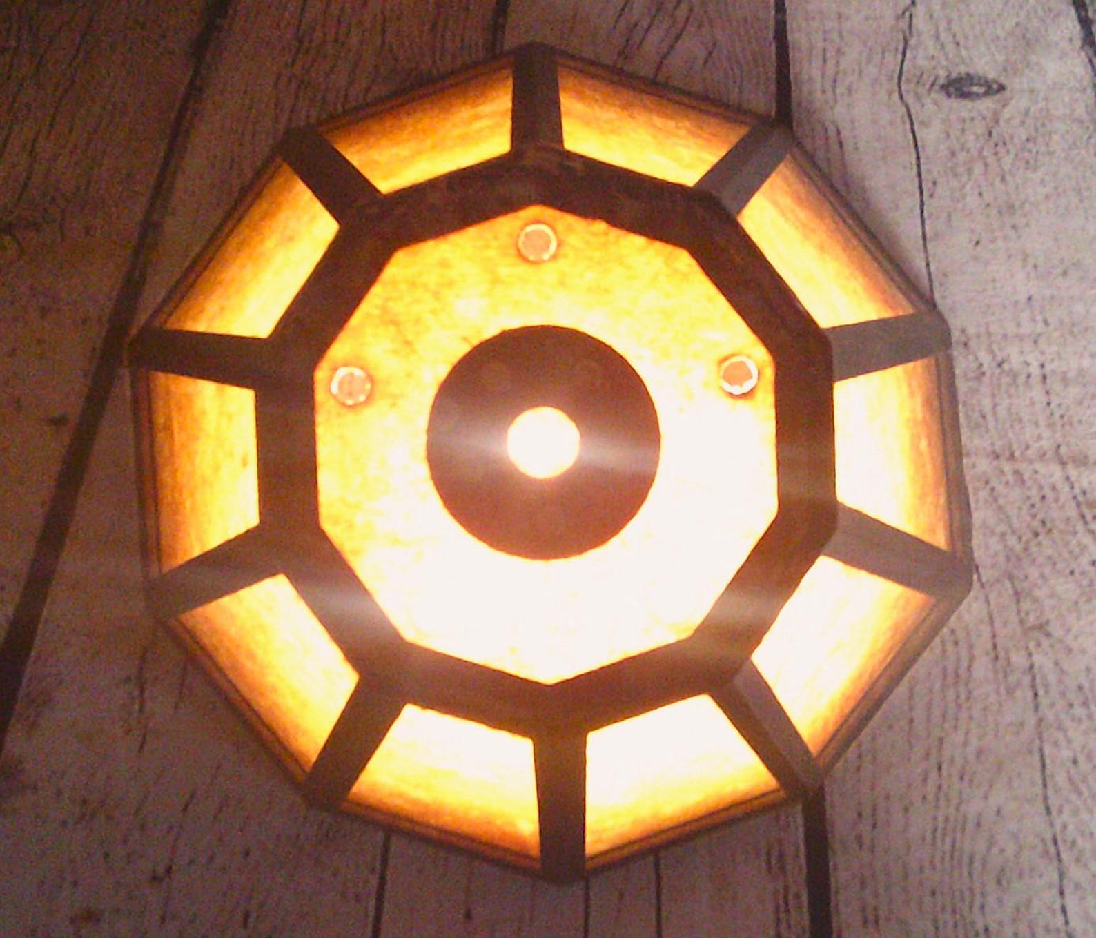 MICA LAMP SHADE, Decagon - Etsy