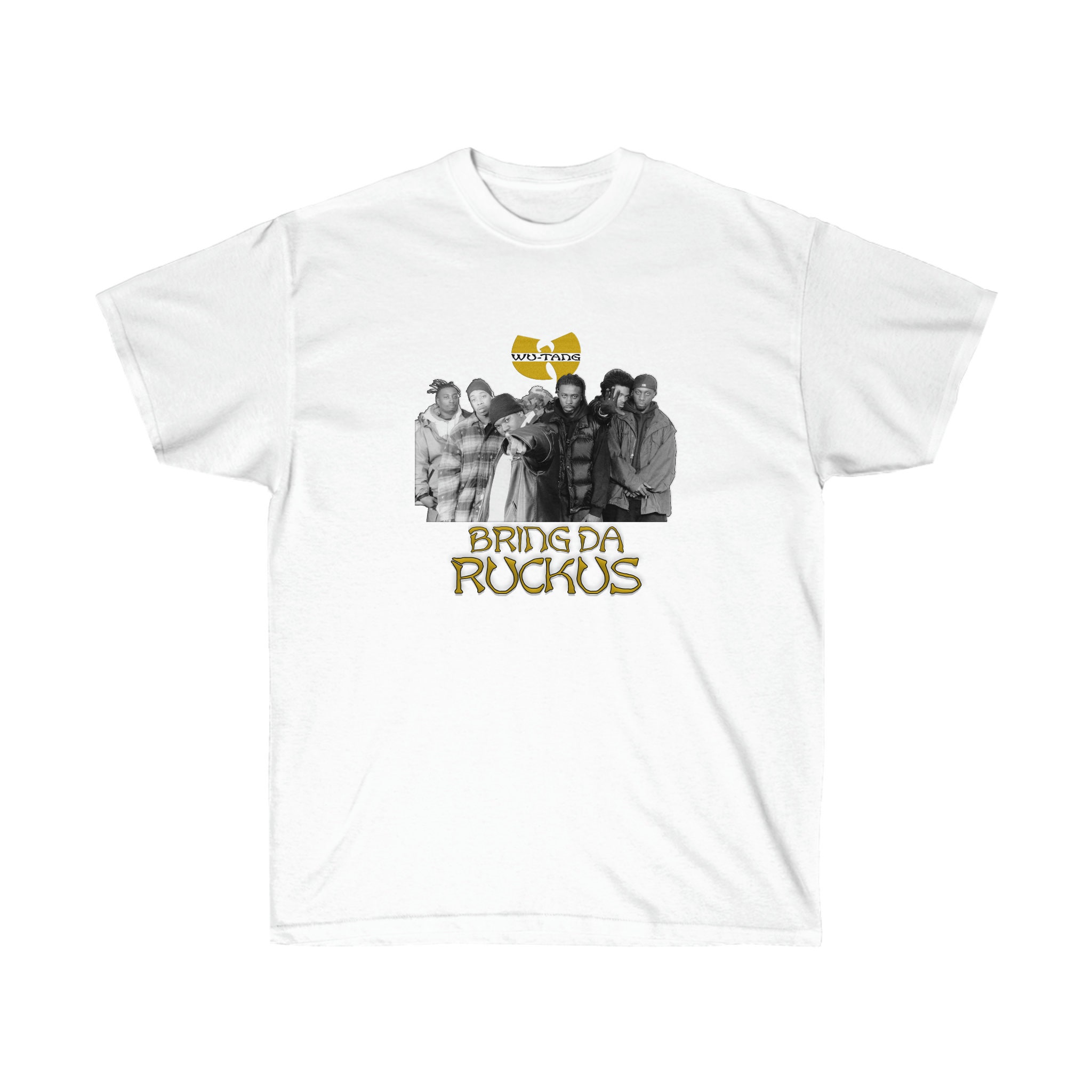 Wu-tang Bring Da Ruckus Album Cover Graphic Shirt Wu Tang Clan Merch ...