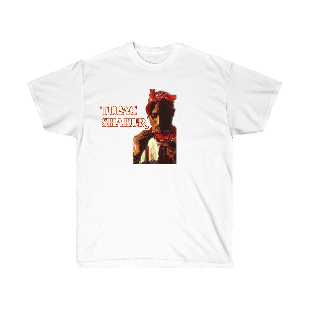 Tupac Photo T-shirt 2pac Photo T-shirt Tupac Shakur Merch Tupac Fans T ...