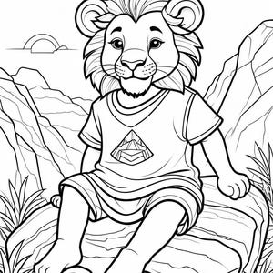 12 Friendly Animals Kids Coloring Book - Fun and Easy Coloring Pages ...
