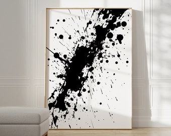 Boho Floral Poster, No Rain No Flower, Colorful Botanical Wall Art ...