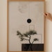 Japanese Geometric Pattern Wall Art, Mid Century Abstract Trendy Prints ...