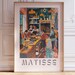 Henri Matisse Inspired Print With Frame, Matisse Art Print Livingroom ...