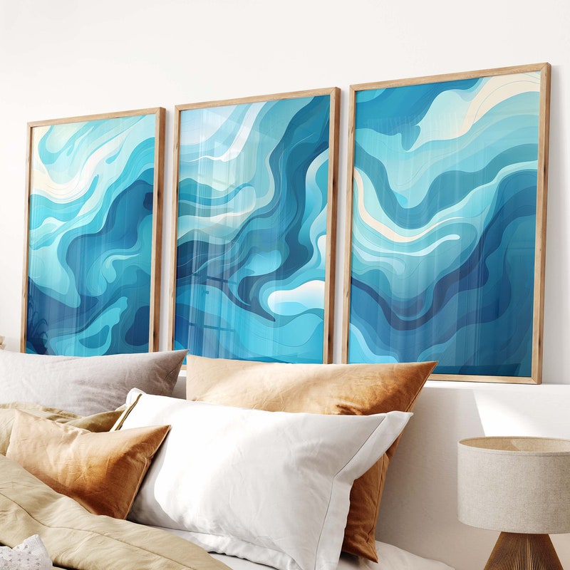 Abstract Print Set - Etsy