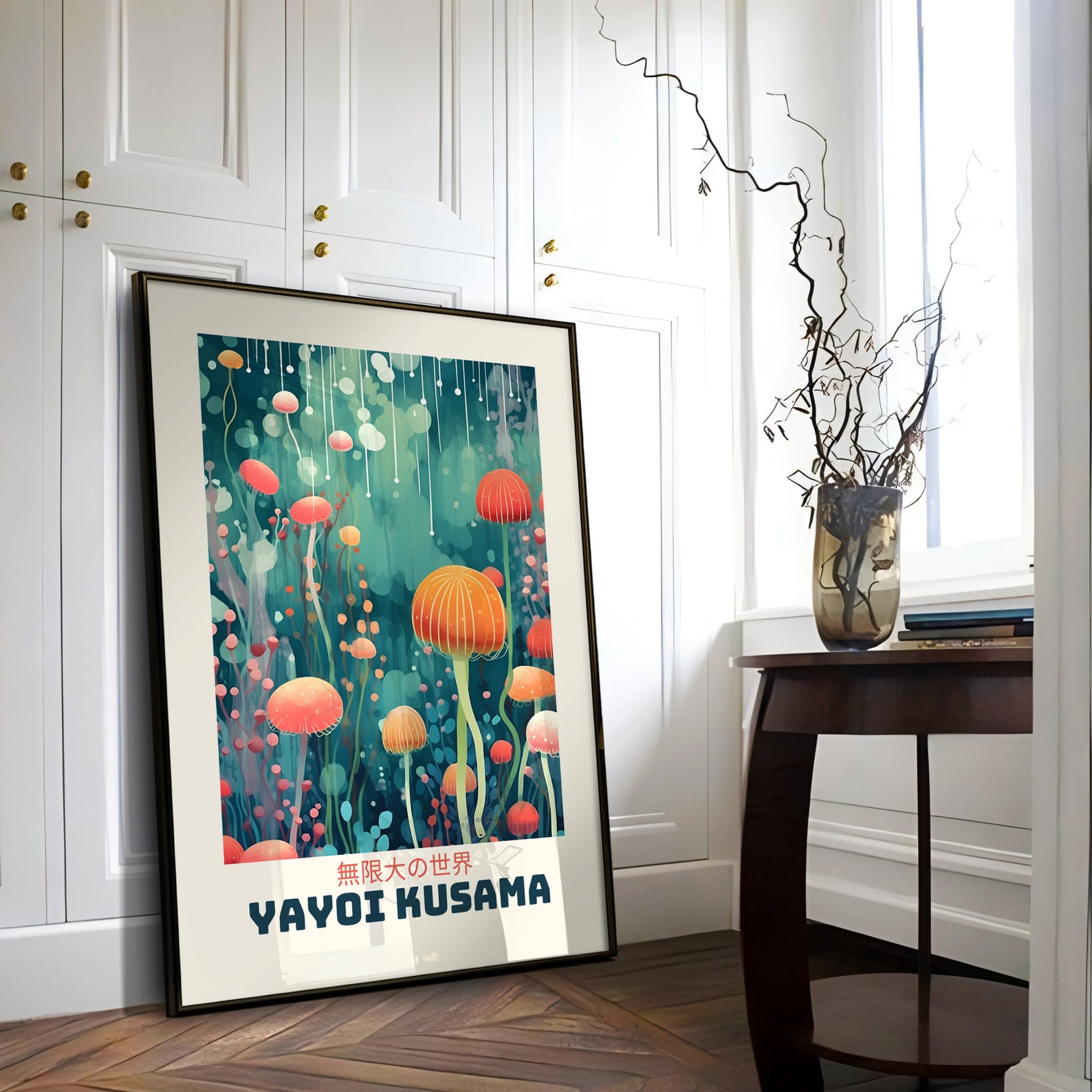 Yayoi Kusama Poster Abstract Yayoi Kusama Print Japandi - Etsy