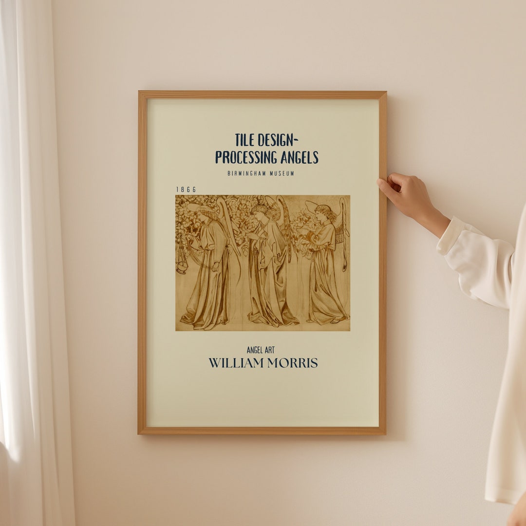 William Morris Poster - Angel Astrology: French Decor, Victorian ...