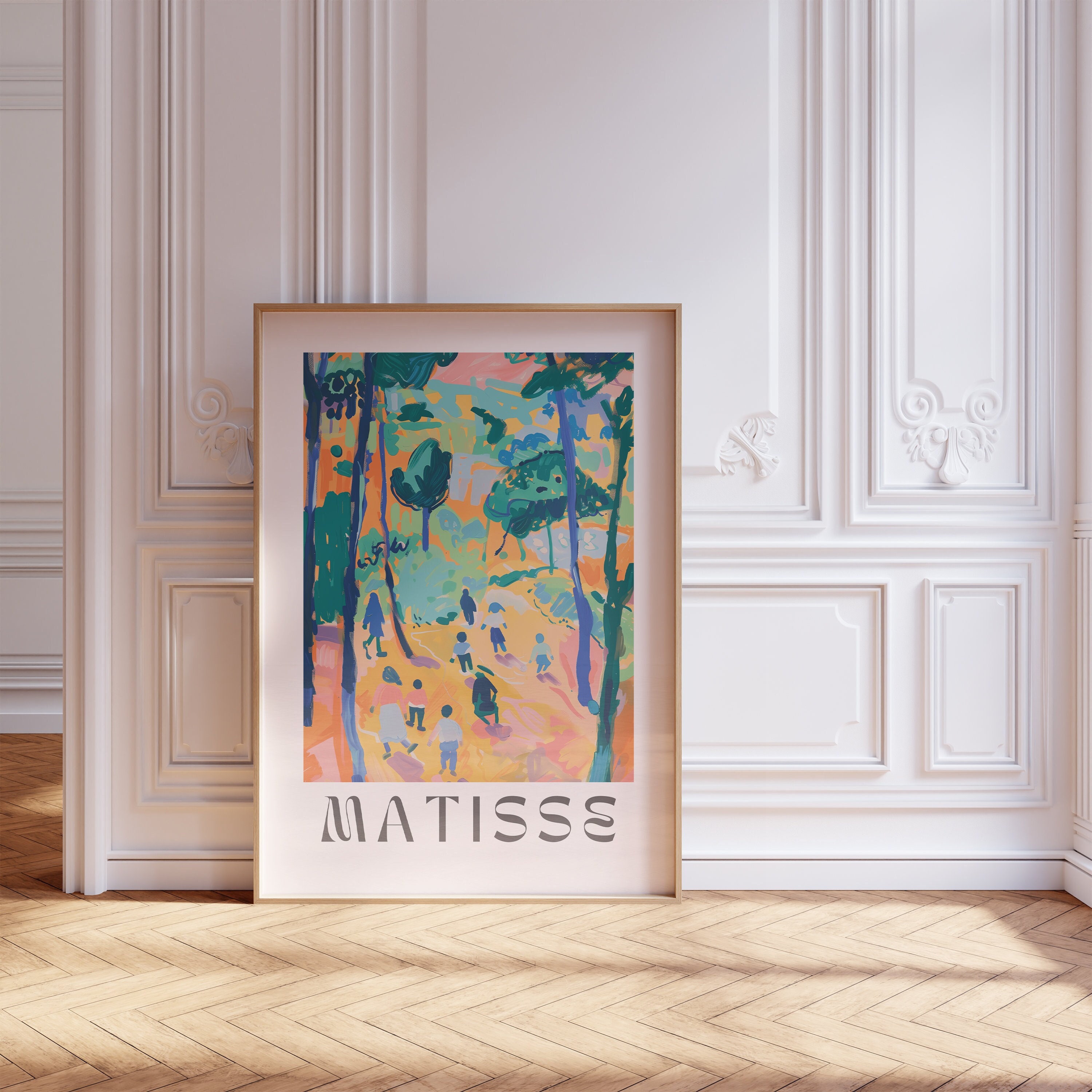 Henri Matisse Inspired Print With Frame, Artful Matisse Framed Poster ...