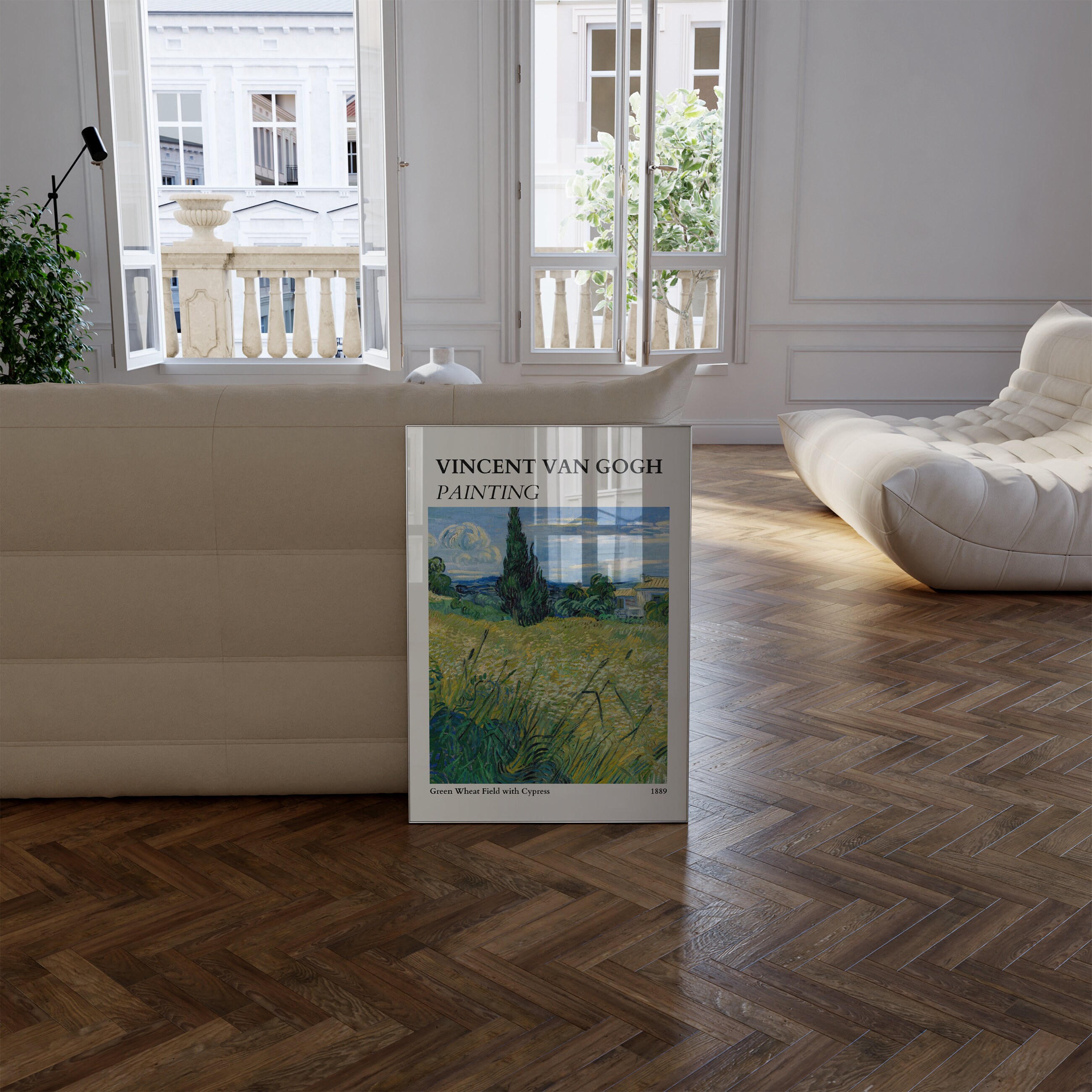 Vincent Van Gogh Poster - Modern Exhibition Wall Art, Van Gogh Print as ...