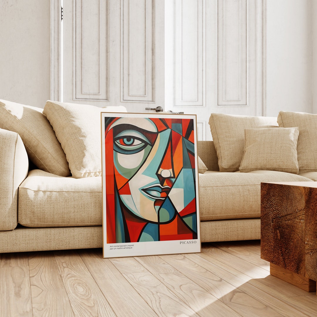Pablo Picasso Poster, Abstract Vintage Art Print, Minimalist Gift Idea ...