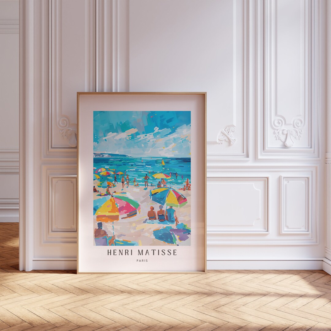 Henri Matisse Inspired Print With Frame, Artful Matisse Framed Poster ...
