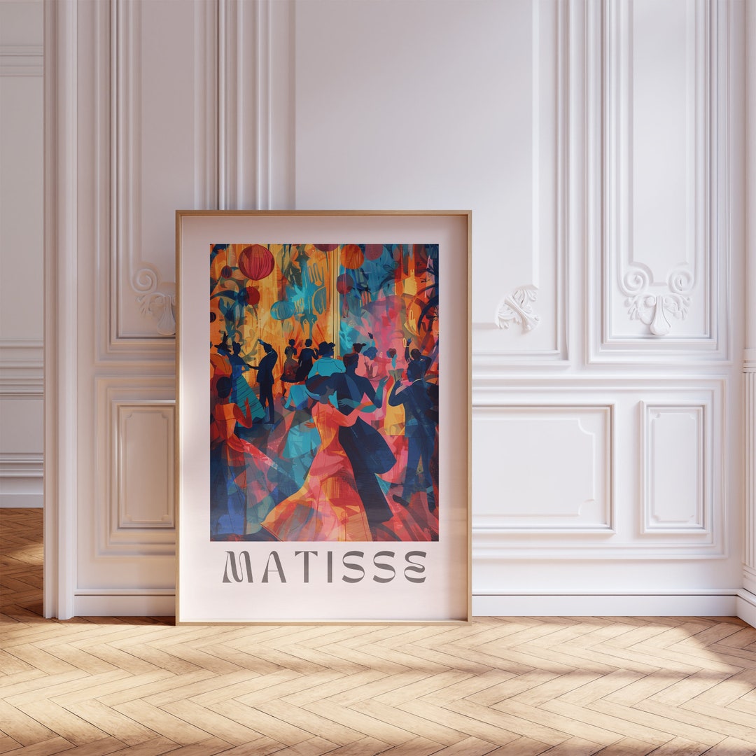 Henri Matisse Inspired Print With Frame, Artful Matisse Framed Poster ...