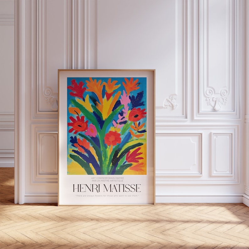 Henri Matisse Print - Aesthetic Matisse Poster for Modern Gallery ...