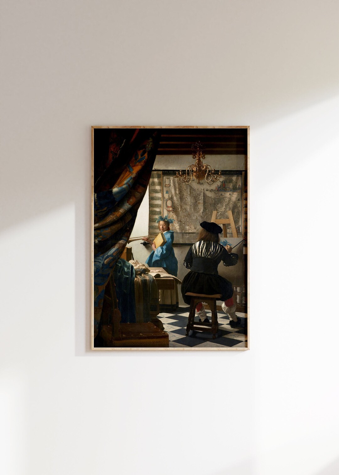 Johannes Vermeer Poster, Vintage Gallery Art Print, Vermeer Print ...