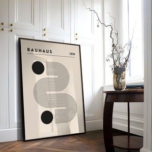 Bauhaus Poster | Abstract Bauhaus Print | Bauhaus Wall Art | Exhibition ...