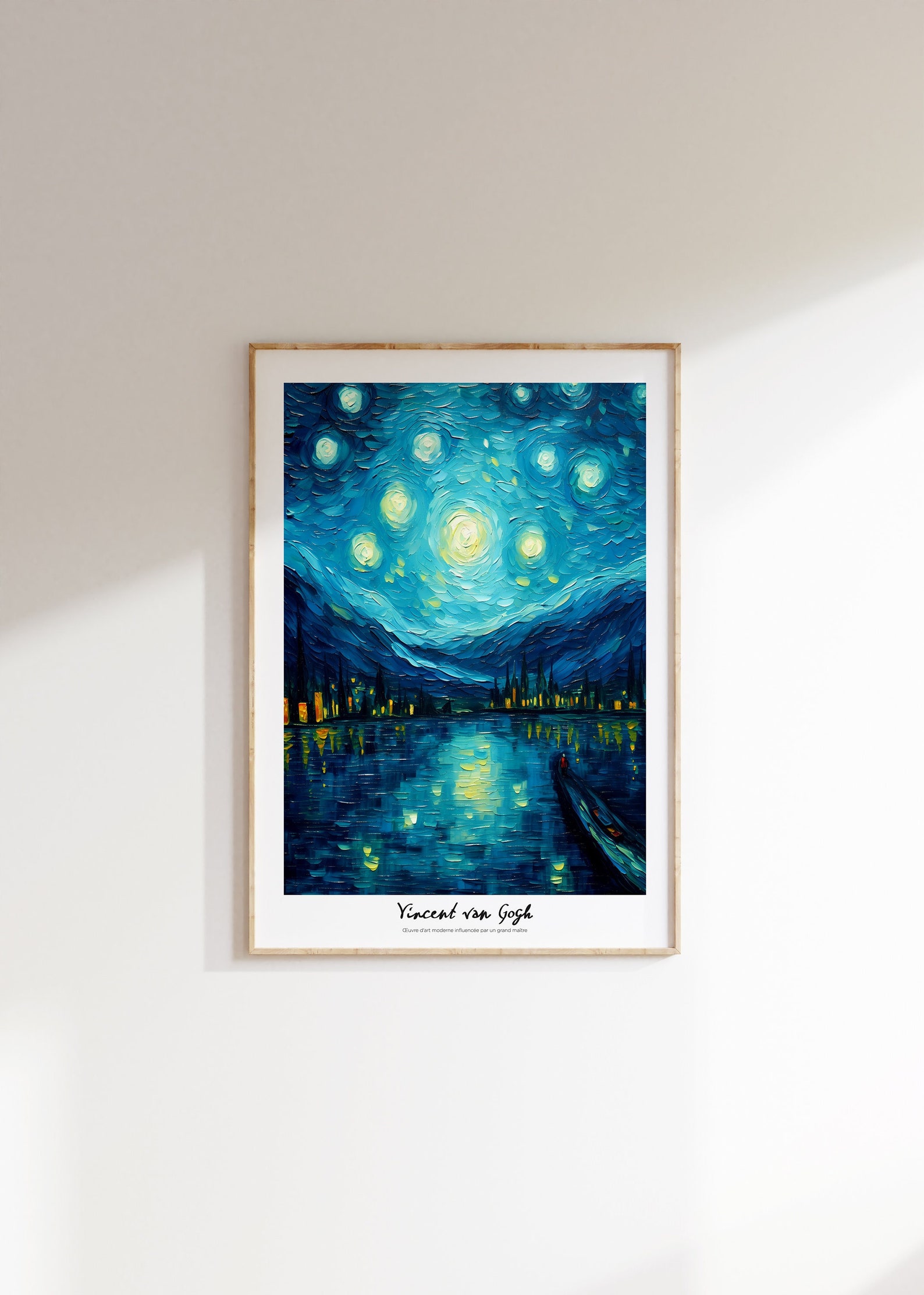 Vincent Van Gogh Poster - Modern Exhibition Wall Art, Van Gogh Print as ...