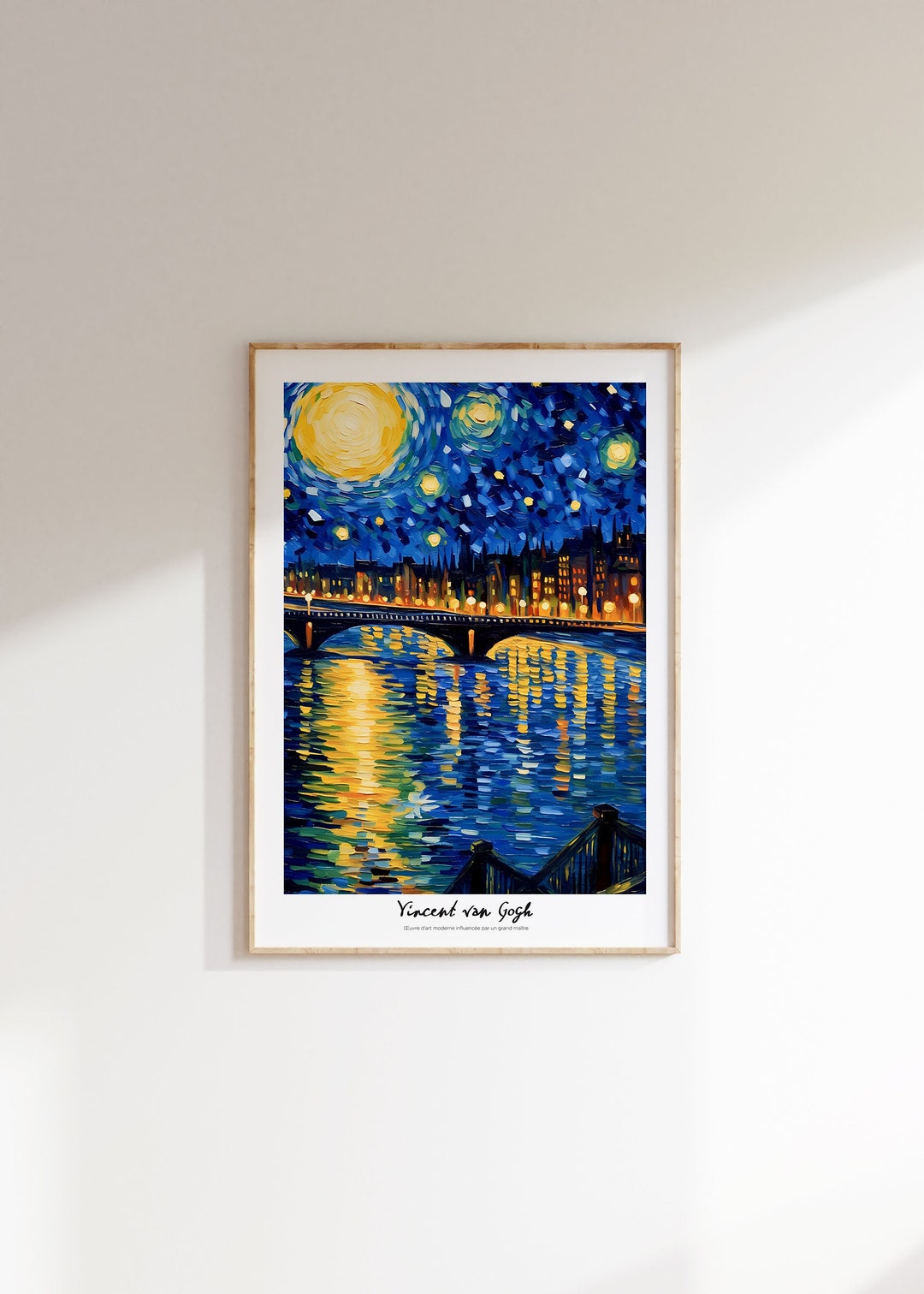 Vincent Van Gogh Poster - Modern Exhibition Wall Art, Van Gogh Print as ...