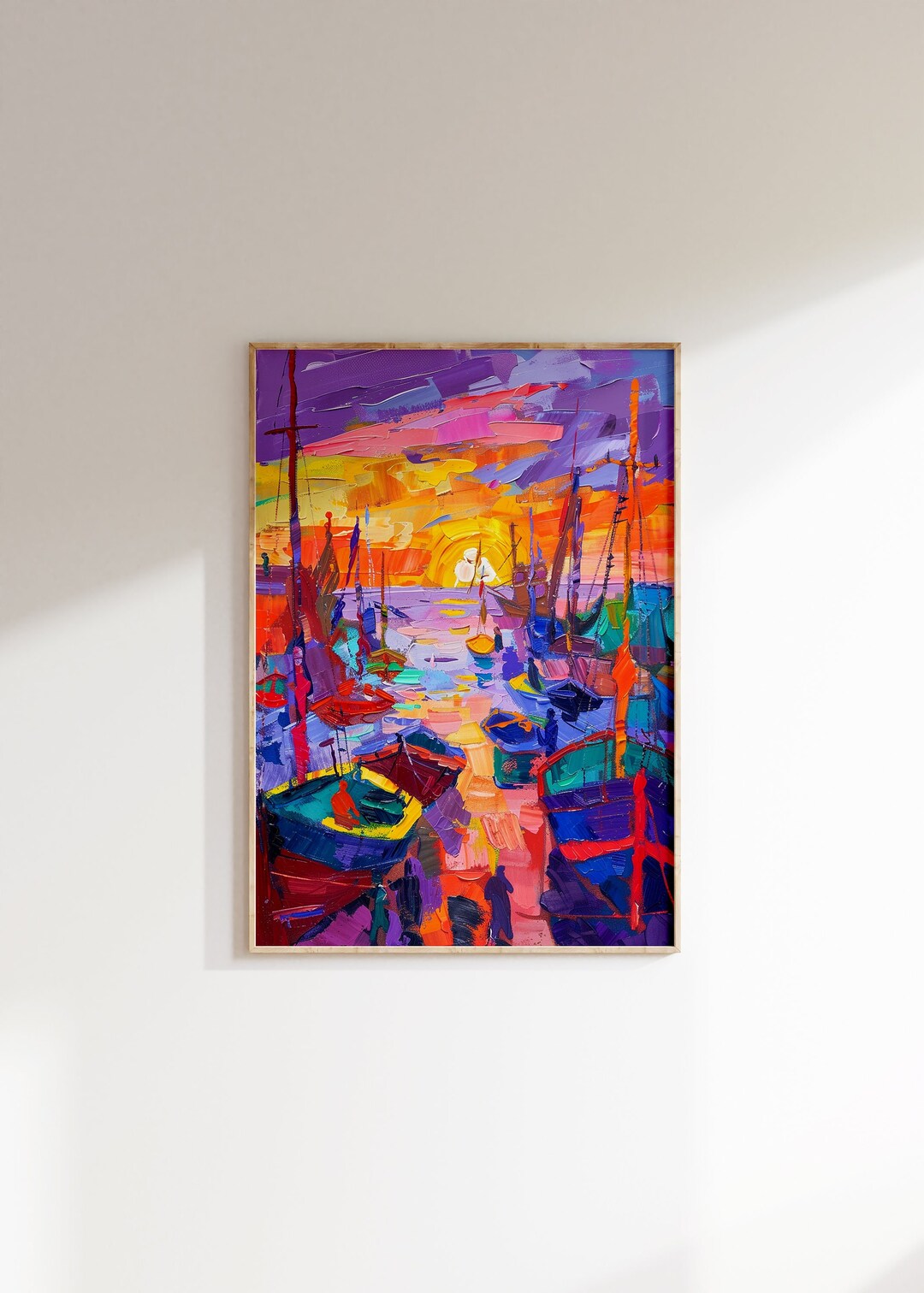 Henri Matisse Inspired Poster, Colorful Framed Henri Matisse Print ...