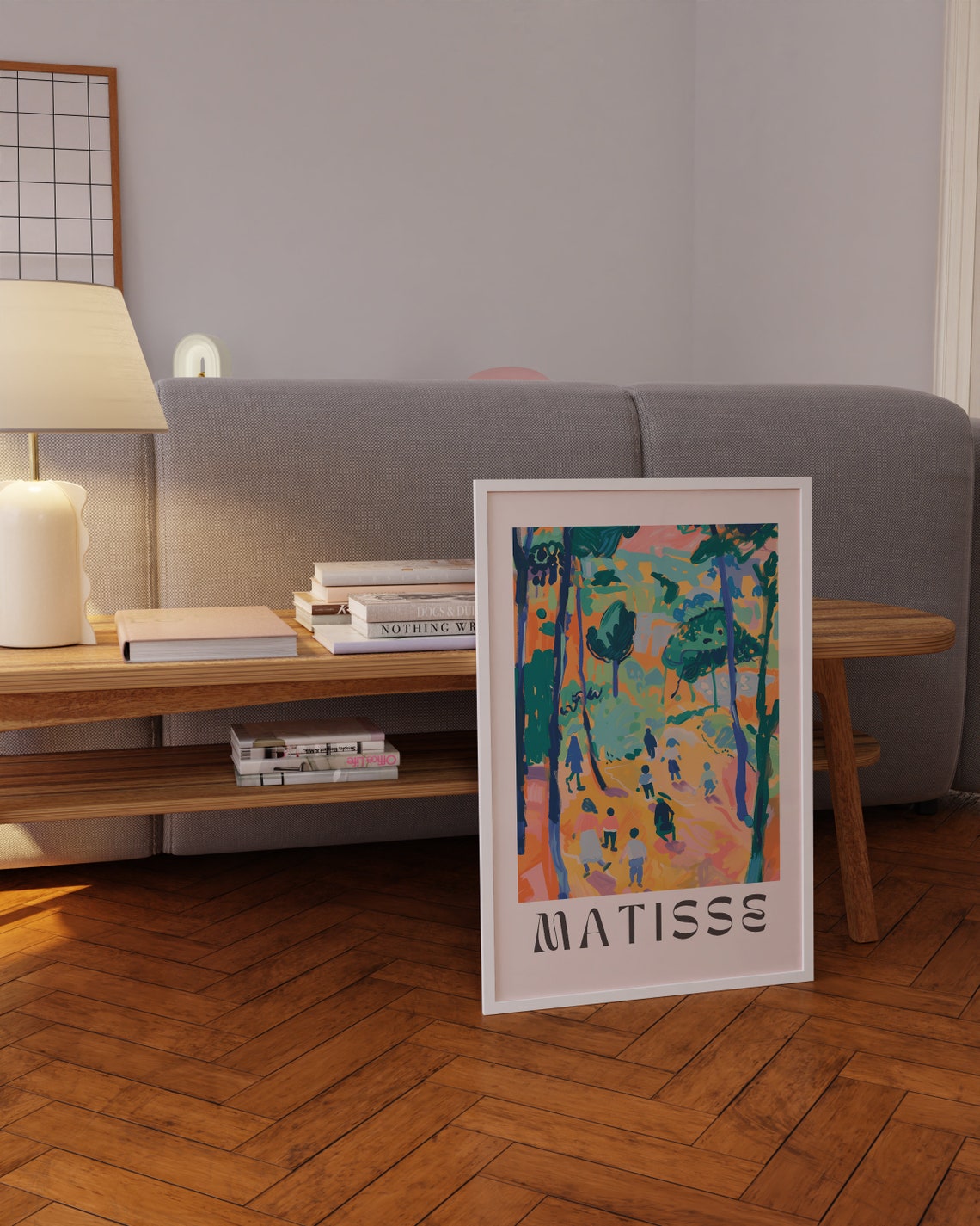 Henri Matisse Inspired Print With Frame, Artful Matisse Framed Poster ...