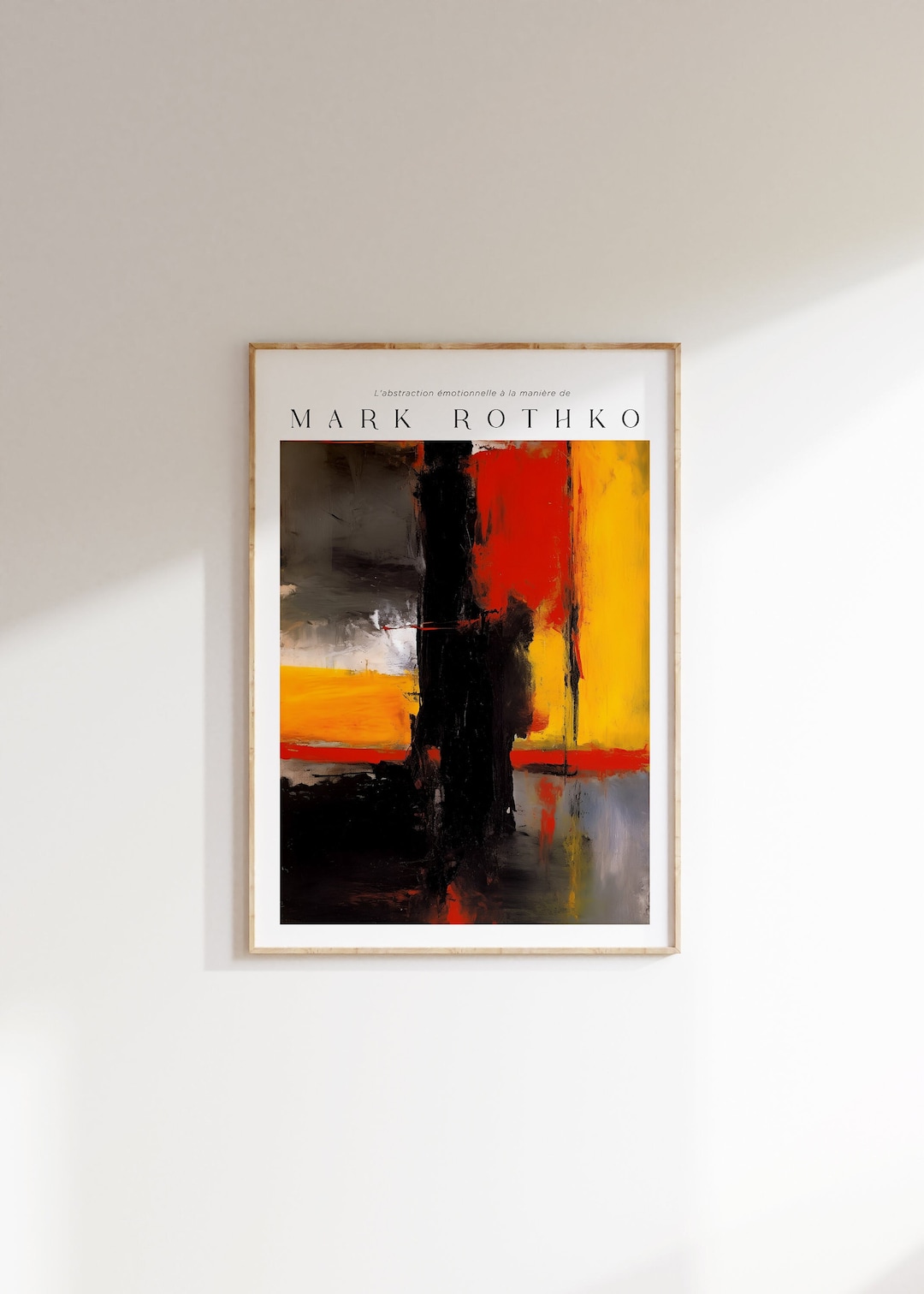 Mark Rothko Poster A Exhibition Print as Housewarming Gift or ...