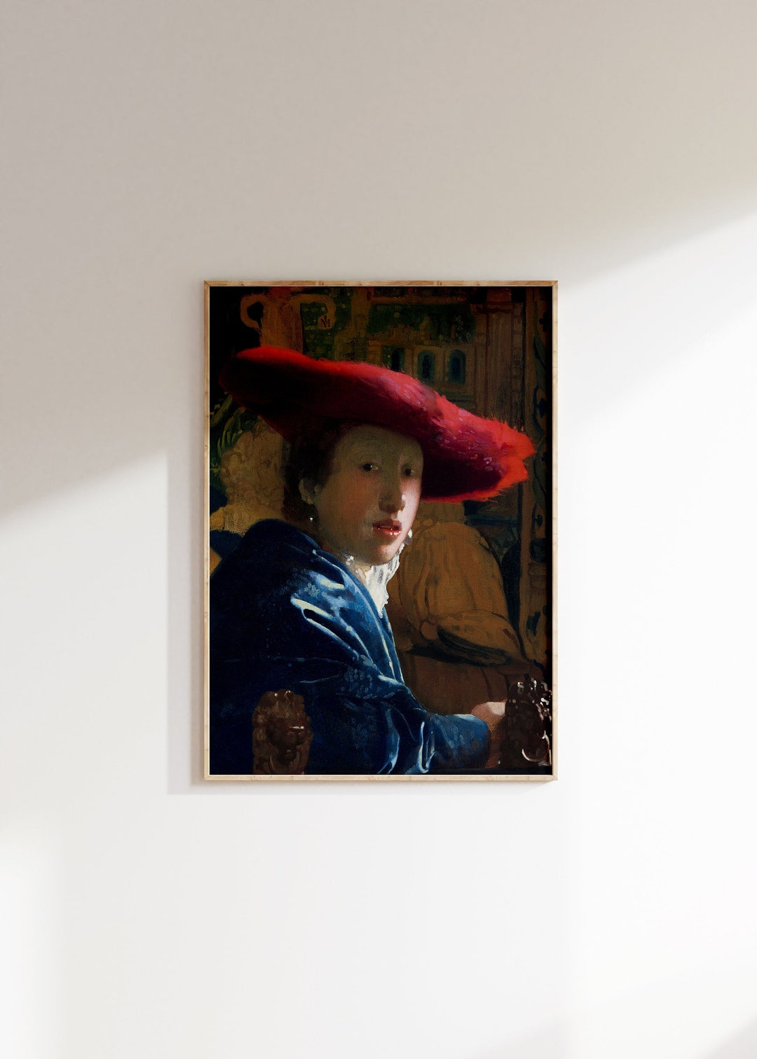 Johannes Vermeer Poster, Vintage Gallery Art Print, Vermeer Print ...
