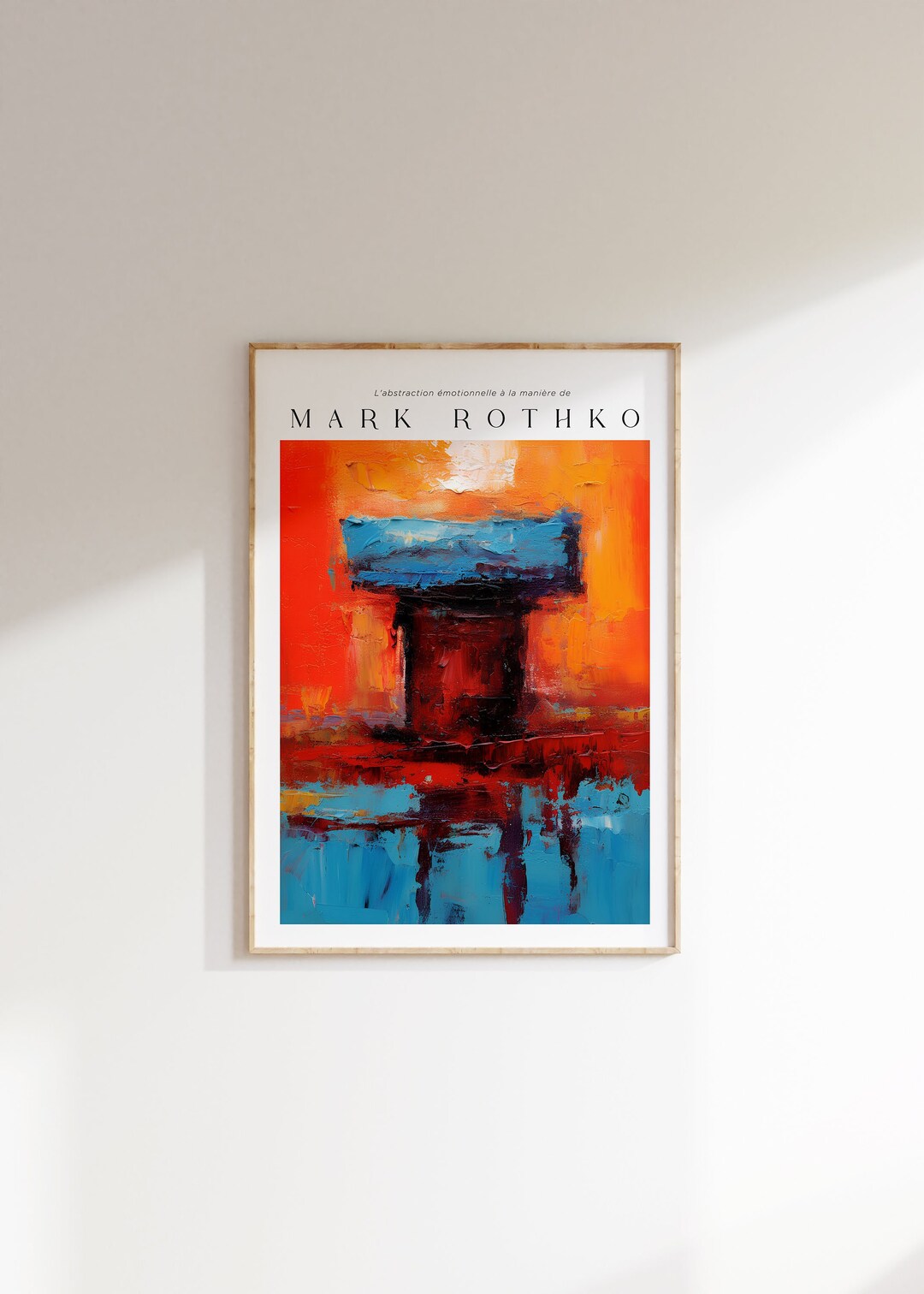Mark Rothko Poster A Exhibition Print as Housewarming Gift or ...