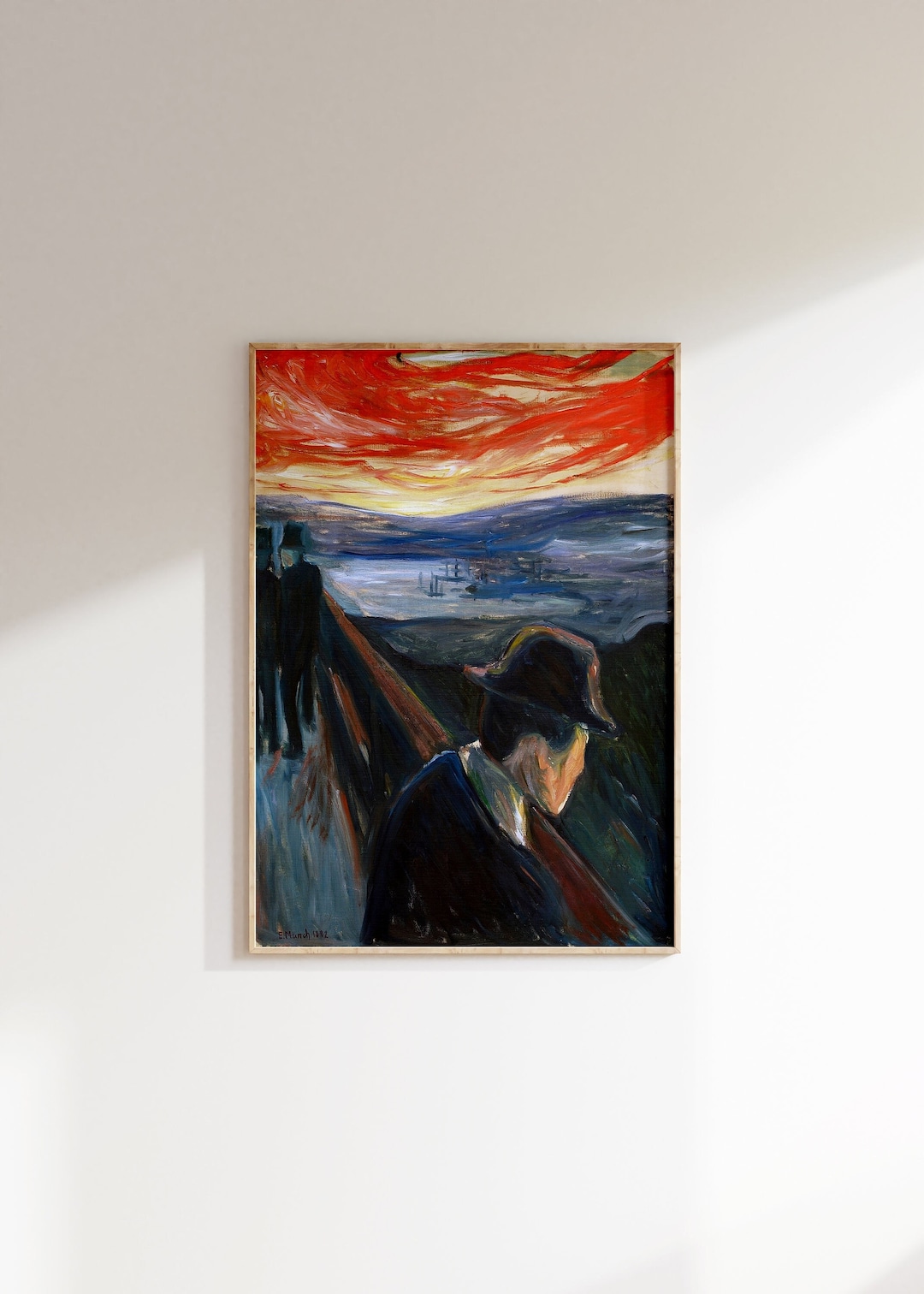 Edvard Munch Despair Poster, Edvard Munch Print, Exhibition Poster ...