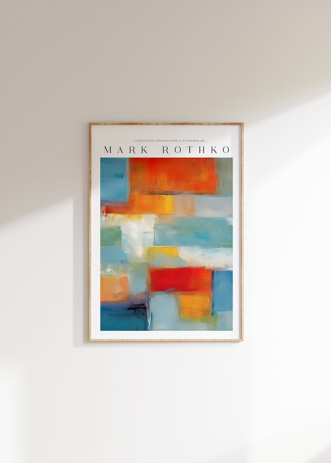 Mark Rothko Poster A Exhibition Print as Housewarming Gift or ...