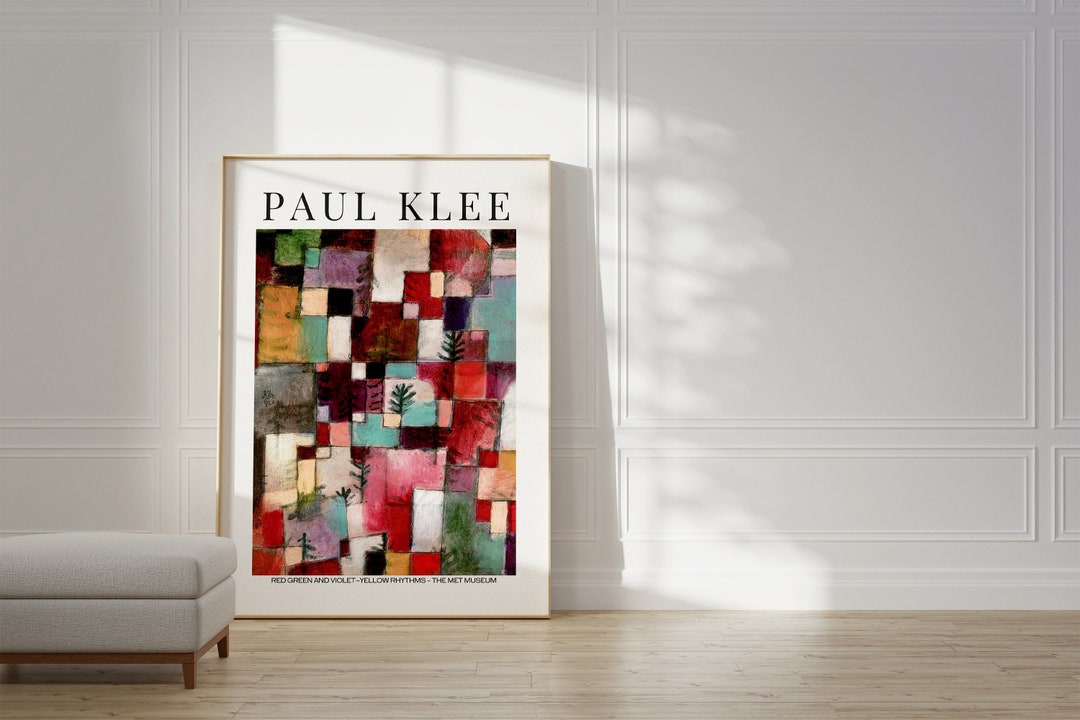 Paul Klee Poster - Art Museum Exhibition Print | Paul Klee Gallery Wall ...