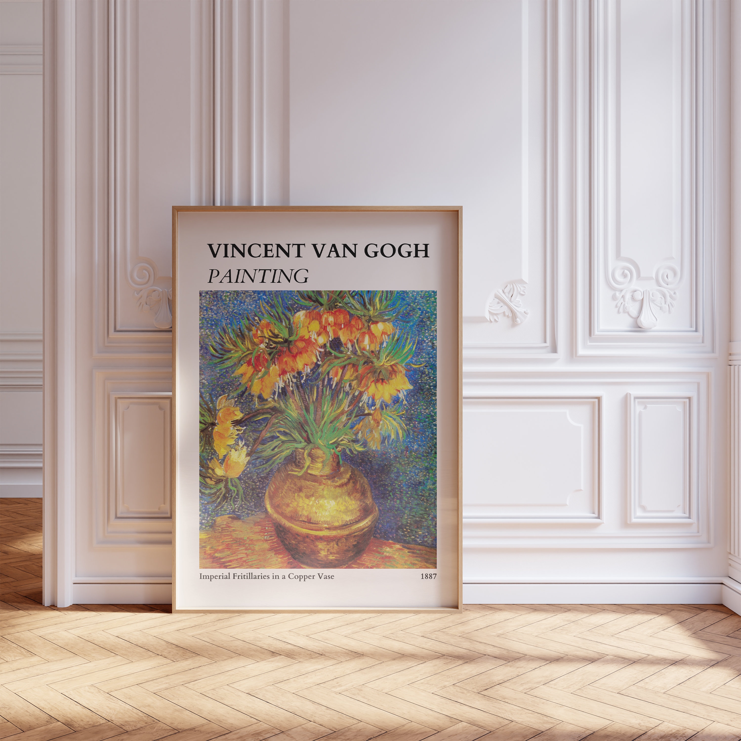 Vincent Van Gogh Poster - Modern Exhibition Wall Art, Van Gogh Print as ...