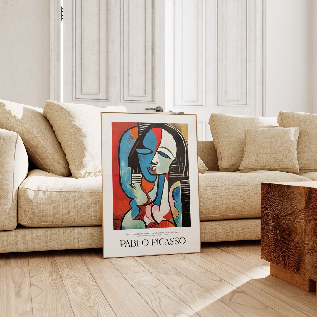 Pablo Picasso Poster, Abstract Vintage Art Print, Minimalist Gift Idea ...