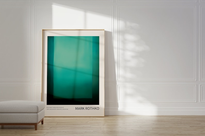 Mark Rothko Poster - A Exhibition Print as Housewarming Gift or ...