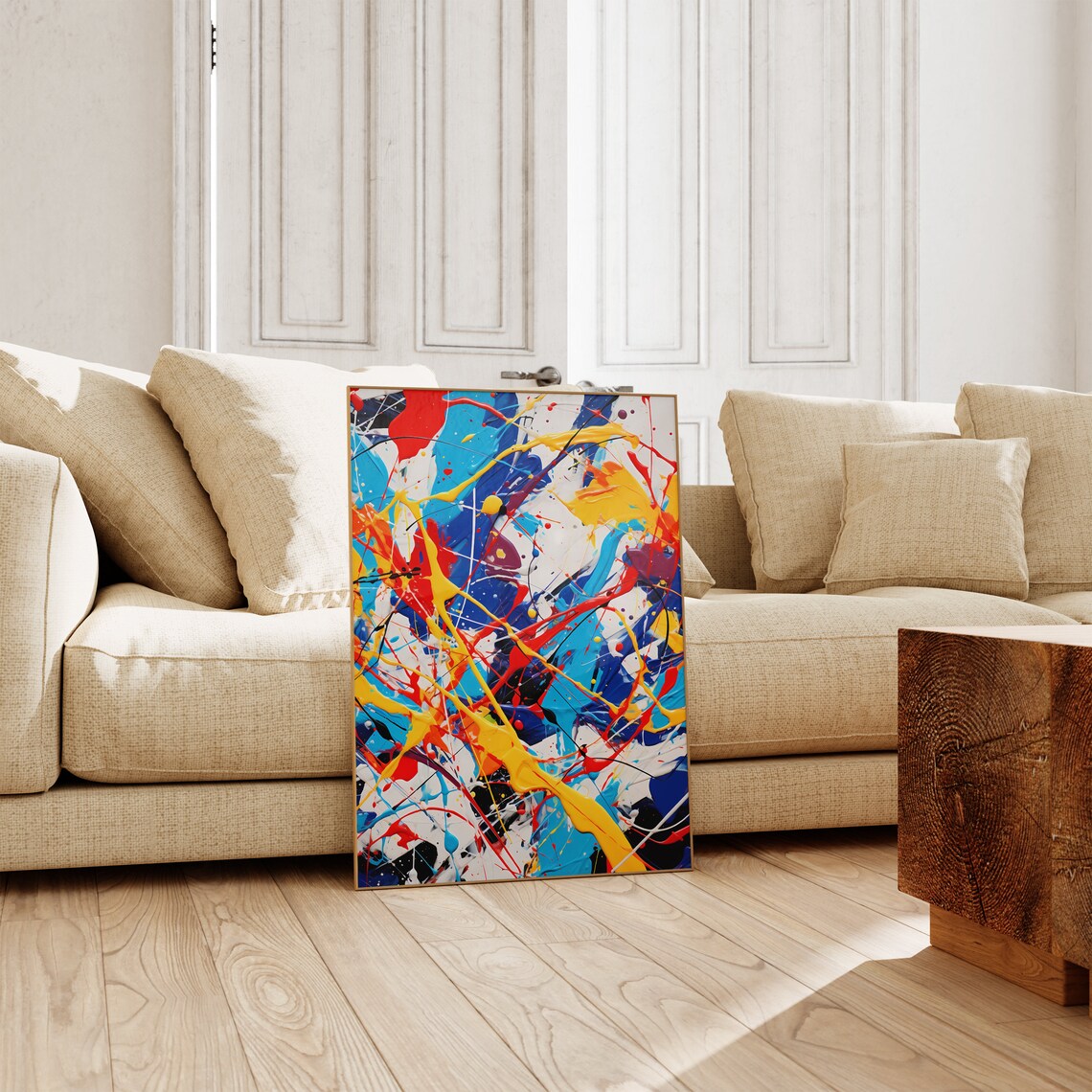 Jackson Pollock Poster - Maximalist Wall Decor | Abstract Art Poster ...