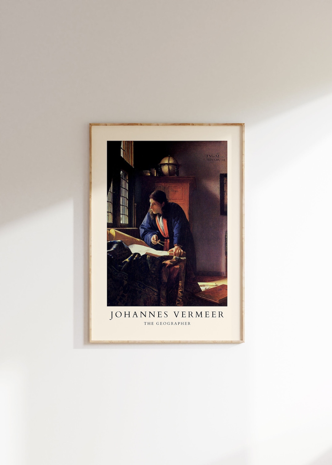 Johannes Vermeer Poster, Vintage Gallery Art Print, Vermeer Print ...