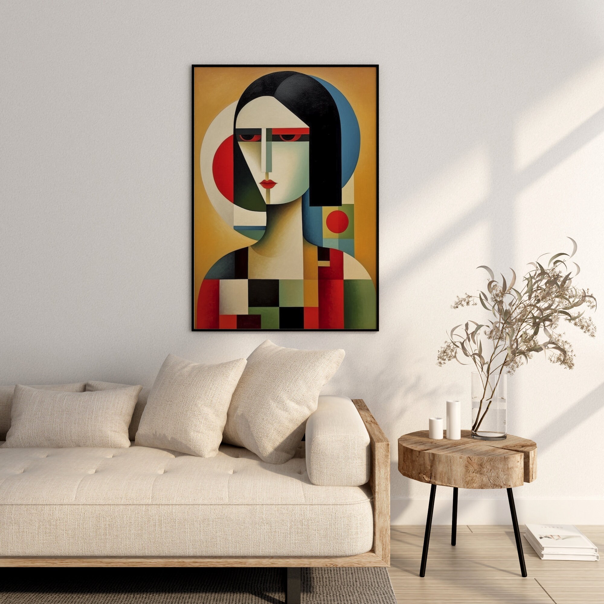 PICA Bauhaus Poster - Abstract Bauhaus Print | Mid Century Modern ...