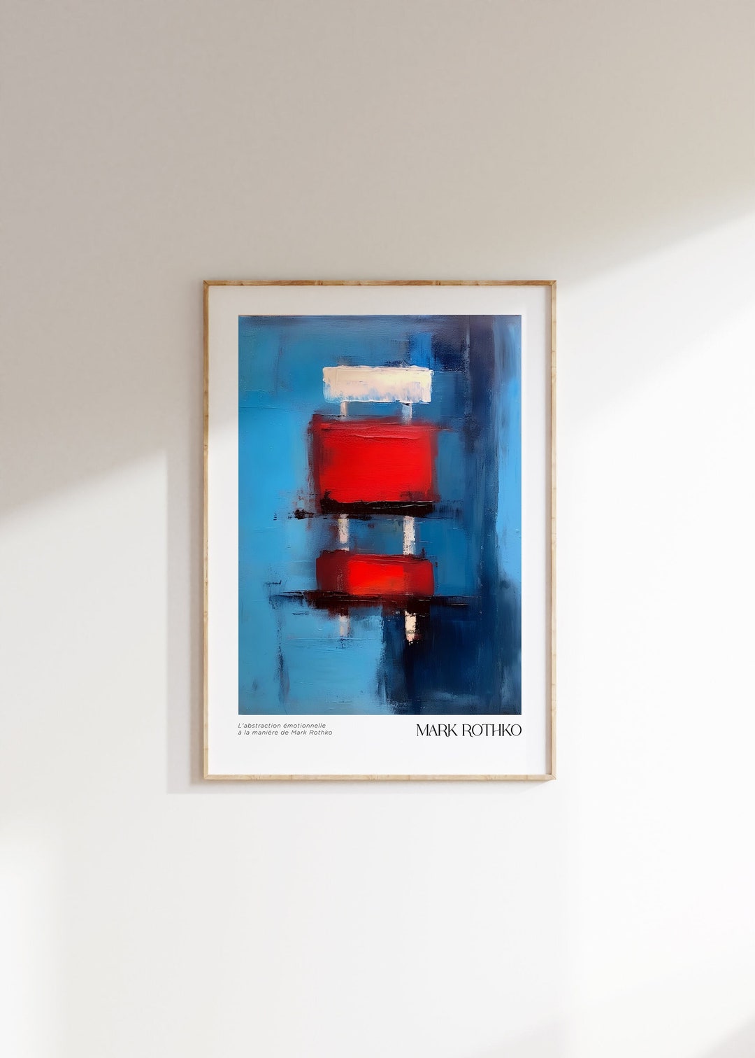 Mark Rothko Poster A Exhibition Print as Housewarming Gift or ...