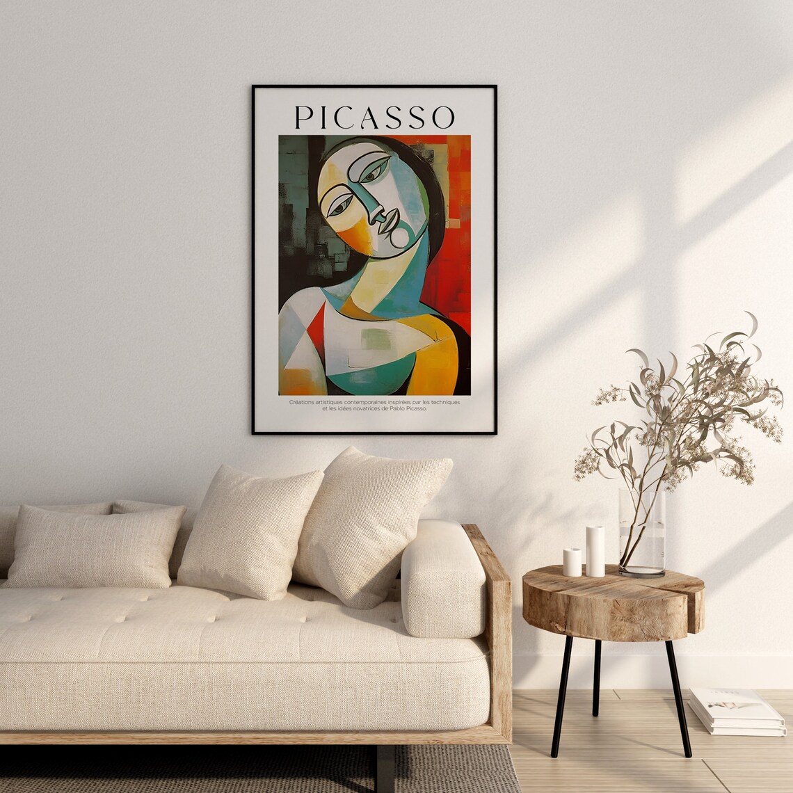 Pablo Picasso Poster, Abstract Vintage Art Print, Minimalist Gift Idea ...