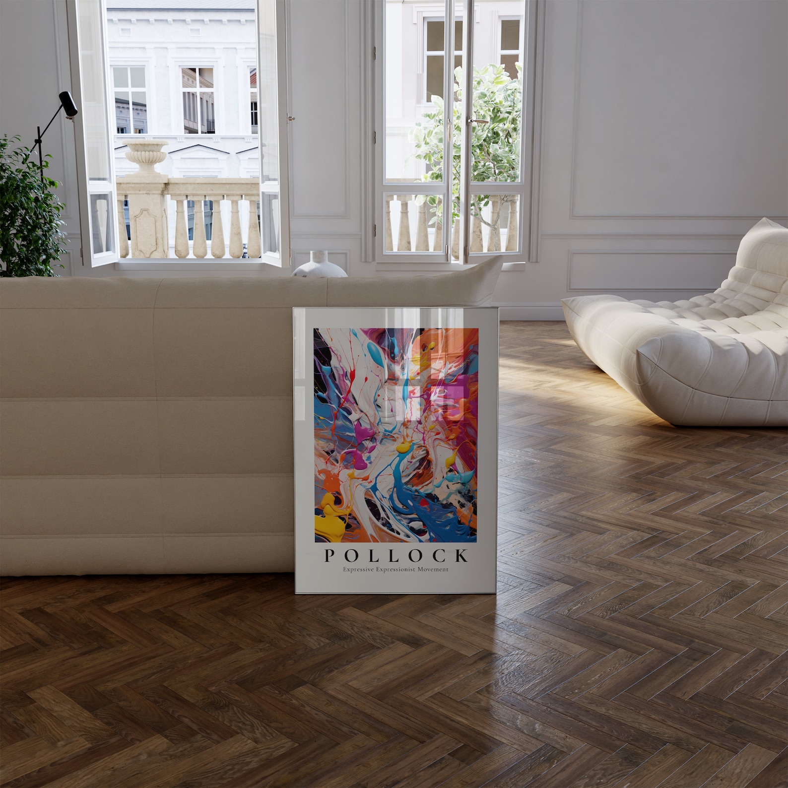 Jackson Pollock Poster - Modern Colorful Wall Art | Trendy Wall Art ...