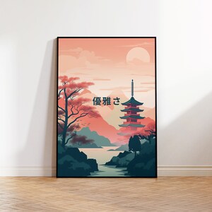3 Piece Japanese Poster Set | Japandi Wall Art Poster Set | Japan ...