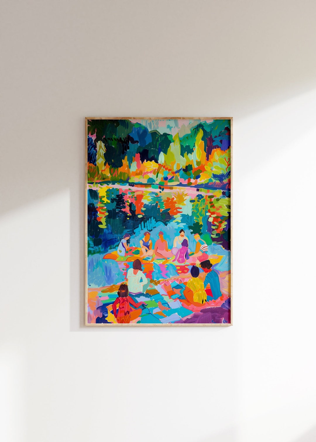 Henri Matisse Inspired Poster, Colorful Framed Henri Matisse Print ...