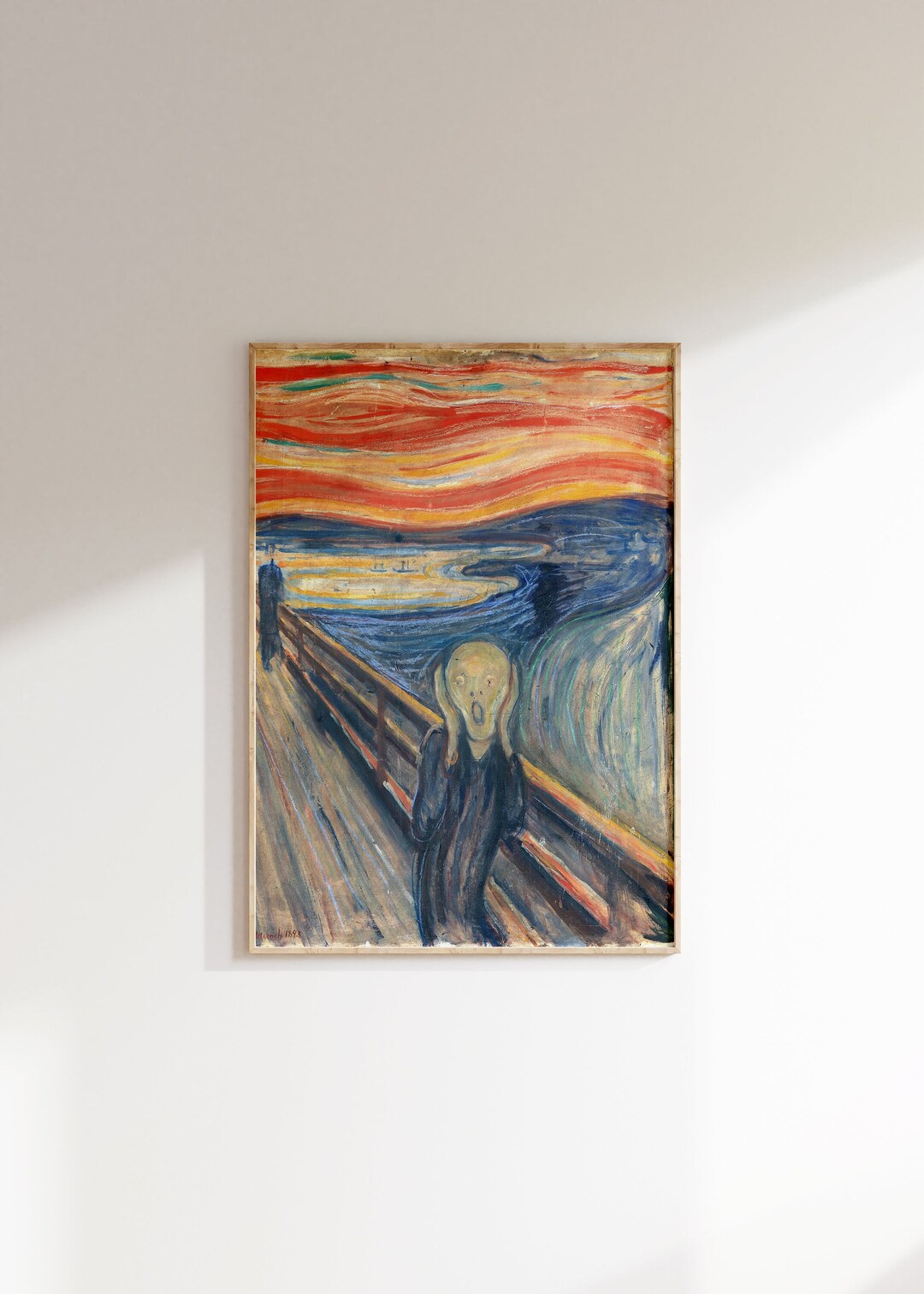 Edvard Munch the Scream Poster, Edvard Munch Print, Exhibition Poster ...