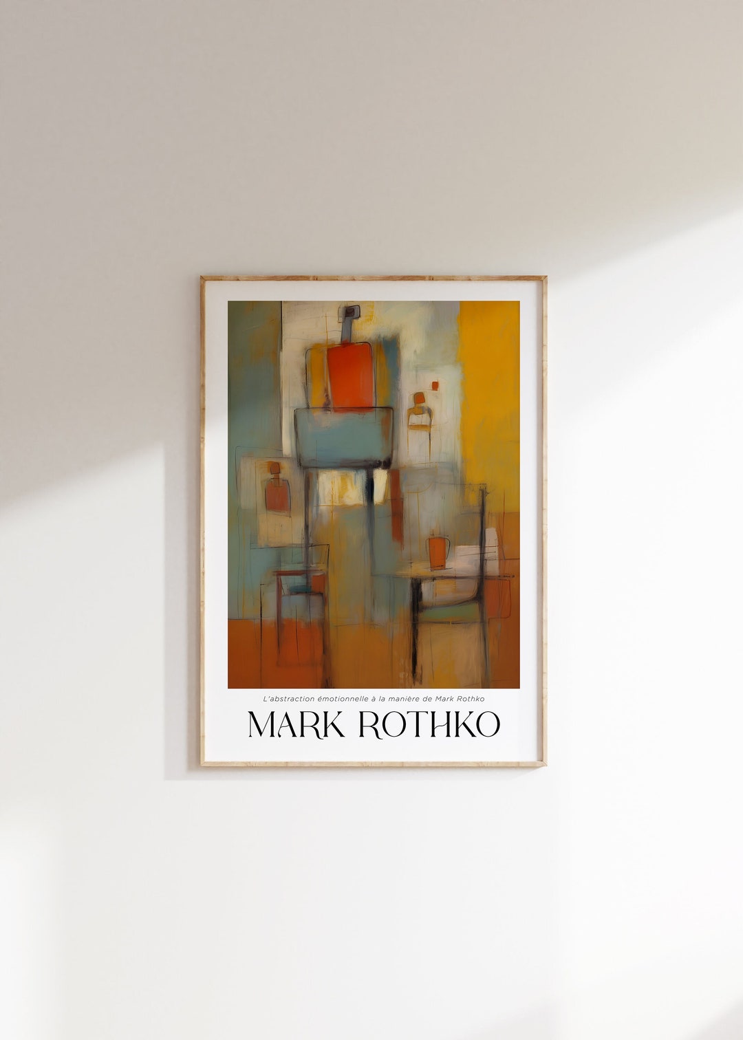Mark Rothko Poster A Exhibition Print as Housewarming Gift or ...