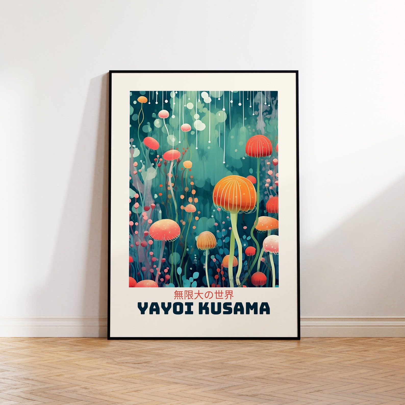 Yayoi Kusama Poster Abstract Yayoi Kusama Print Japandi - Etsy