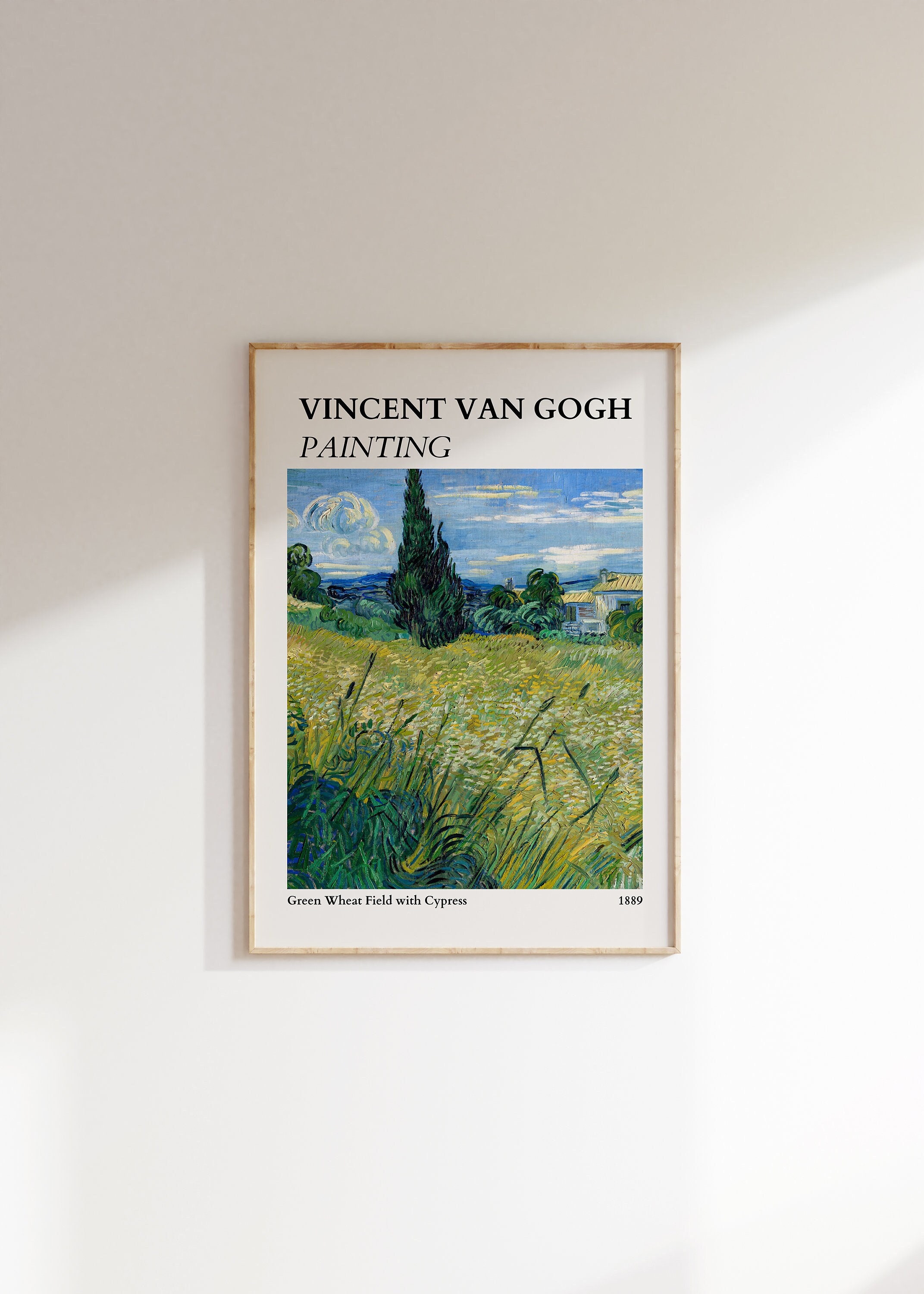 Vincent Van Gogh Poster - Modern Exhibition Wall Art, Van Gogh Print as ...