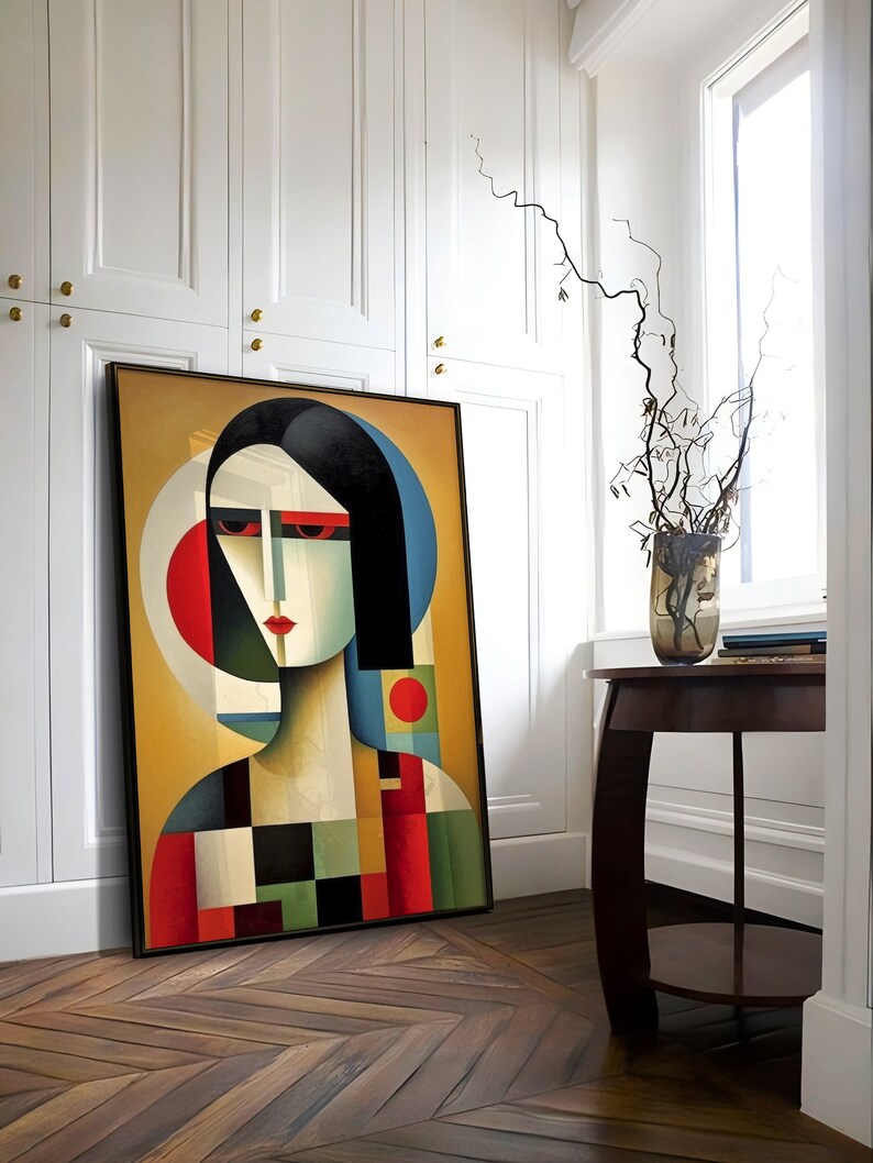 PICA Bauhaus Poster - Abstract Bauhaus Print | Mid Century Modern ...