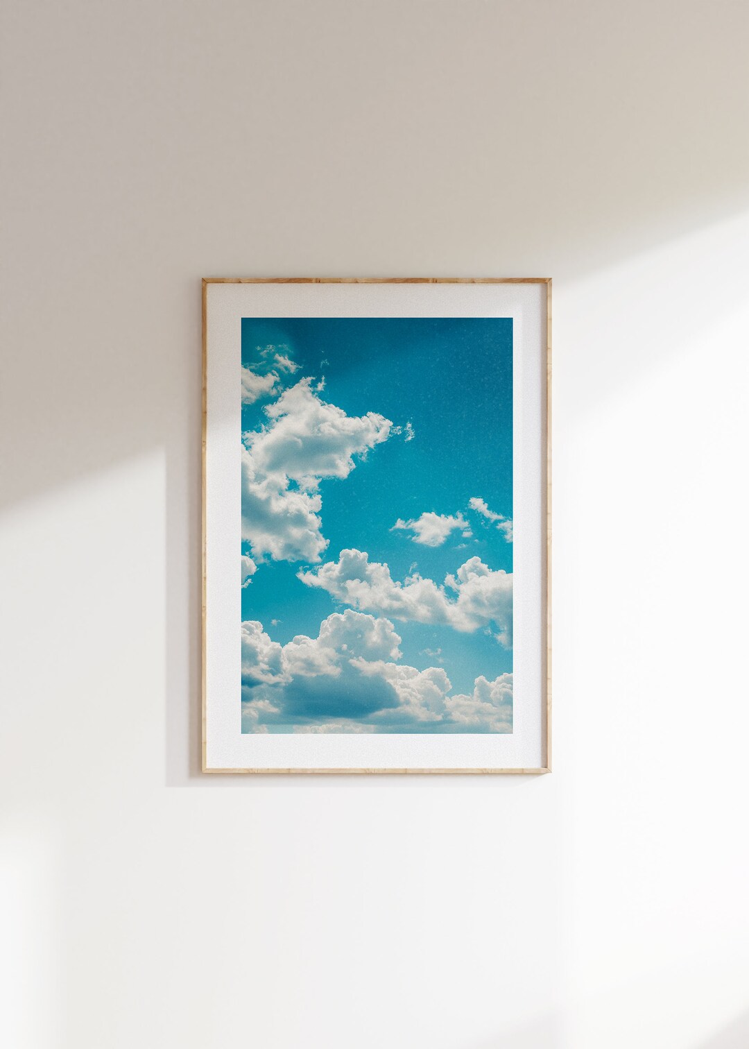 Celestial Calmness Cloud Poster, Beach House Decor, Calming Neutral ...